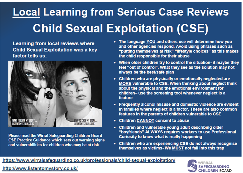 Child Exploitation - Wirral Safeguarding Children Partnership