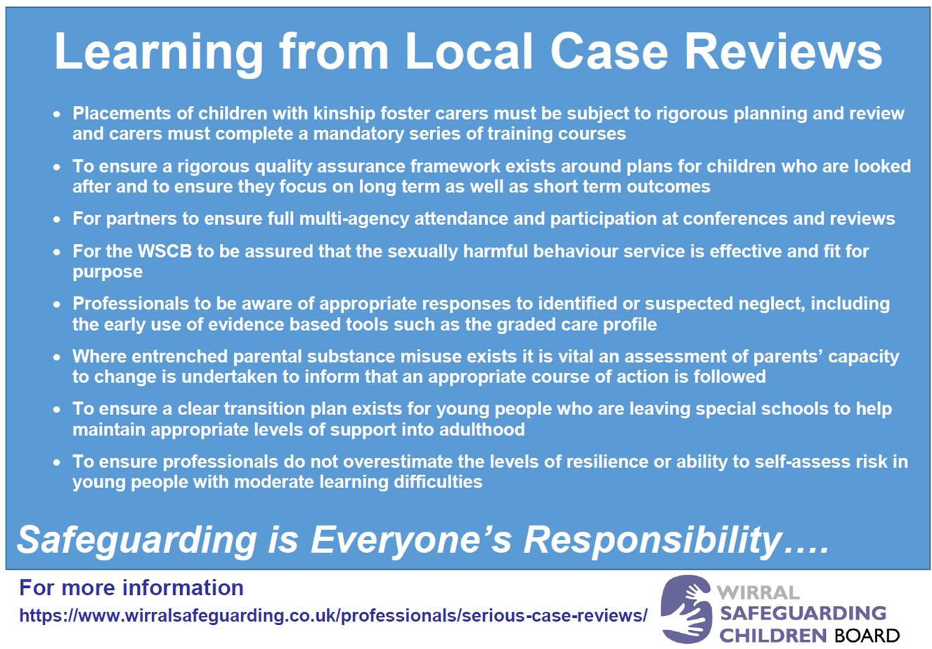 Case Reviews - Wirral Safeguarding Children Partnership