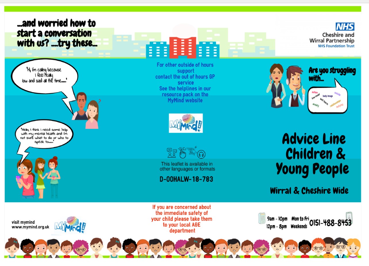 New Out Of Hours Mental Health Advice Line - Wirral Safeguarding ...