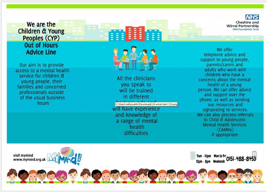 New Out Of Hours Mental Health Advice Line - Wirral Safeguarding ...