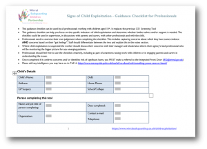 Child Exploitation - Wirral Safeguarding Children Partnership