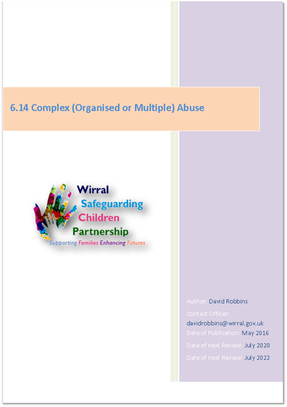 6.14 Complex (Organised or Multiple) Abuse - Wirral Safeguarding ...