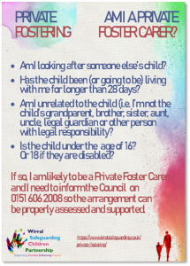 Private Fostering - Wirral Safeguarding Children Partnership