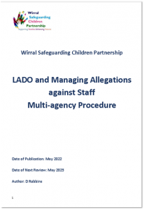 LADO Allegations - Wirral Safeguarding Children Partnership