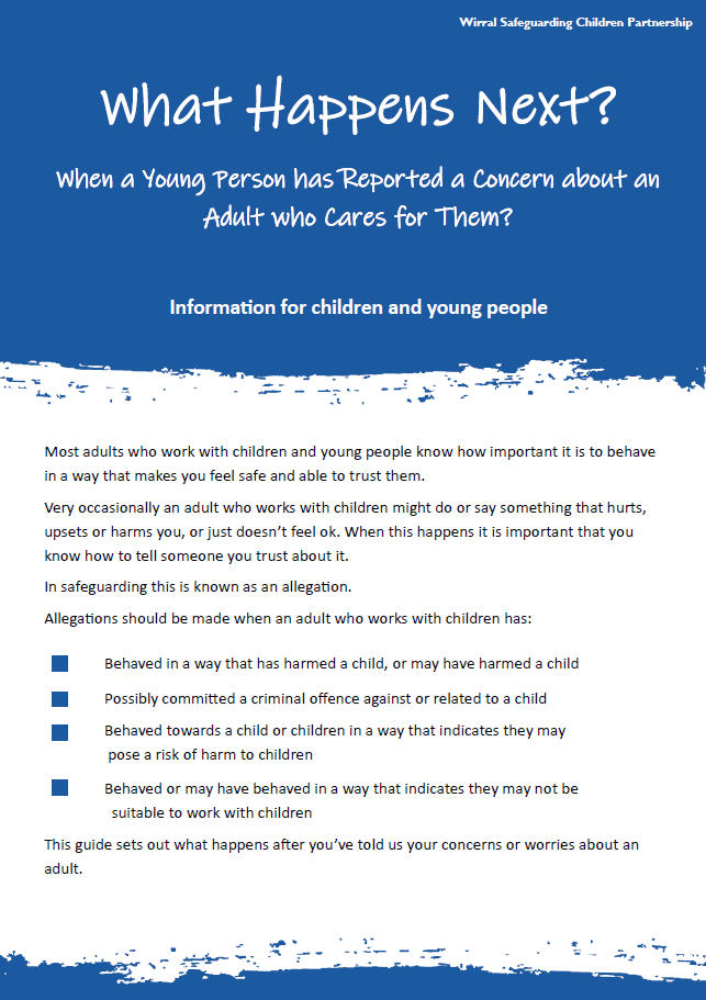 LADO Allegations - Wirral Safeguarding Children Partnership