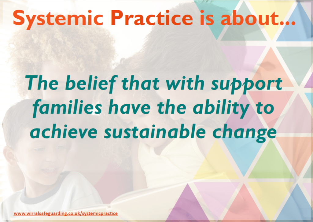 Introduction to Systemic Practice - Wirral Safeguarding Children Partnership