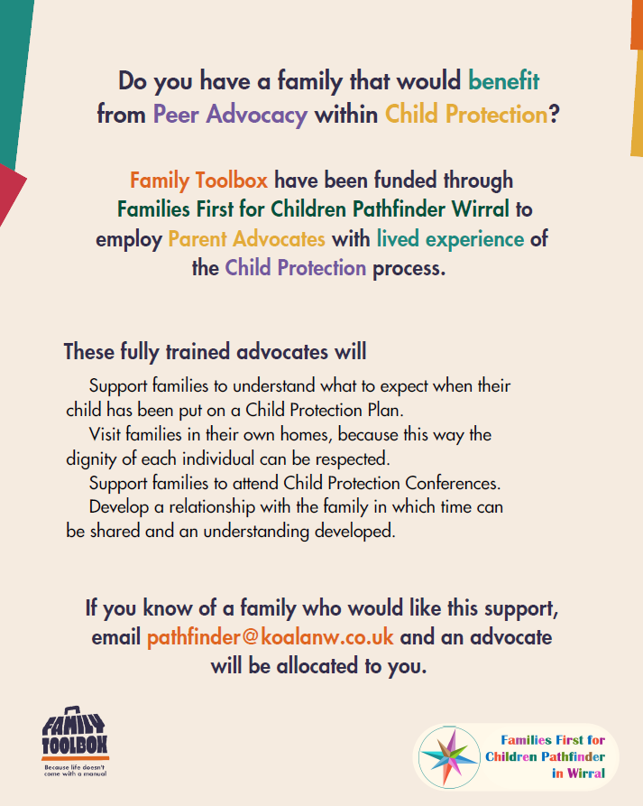 Advocacy for Parents in CP - Wirral Safeguarding Children Partnership