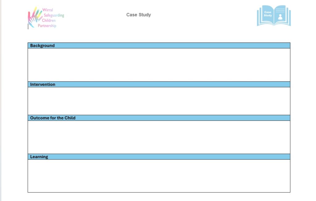 Case Studies and Good Practice - Wirral Safeguarding Children Partnership
